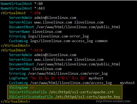how to setup standalone apache server with name based virtual hosting