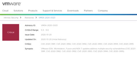 【安全通告】vmware esxi 远程代码执行漏洞（cve 2020 3992） 绿盟科技技术博客