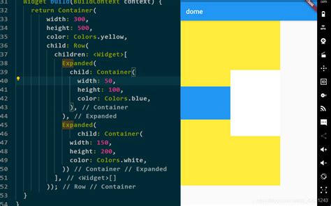 source code showing listview in nested columns flutter images