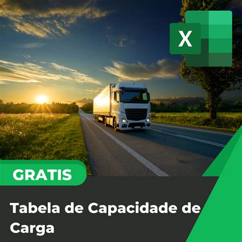 Tabela De Capacidade De Carga De Caminhões Grátis Smart Planilhas