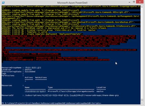 the nullfactory deploying a azure classic storage account using azure