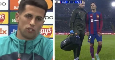 Joao Cancelo Habla Sobre Su Lesión Antes Del Partido Contra El Atlético