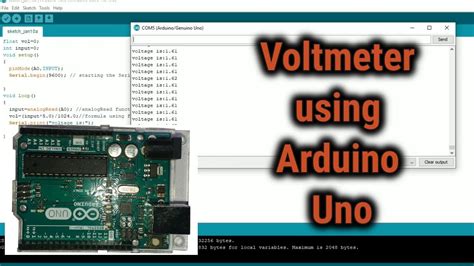 how to make simple dc voltmeter using arduino uno