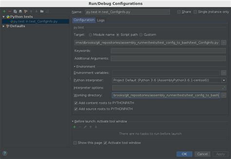 coverage for tests with pytest ides support intellij platform