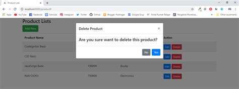 tutorial crud codeigniter 4 dan modal bootstrap 4 terbaru