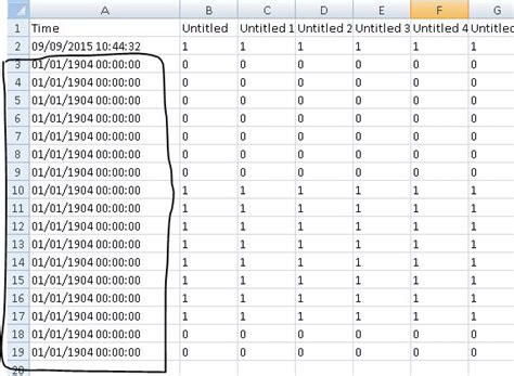 write 1d array boolean to excel file in columns ni community