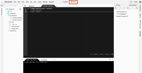 aws cloud9 で lambda function 開発 tech blog by akanuma hiroaki