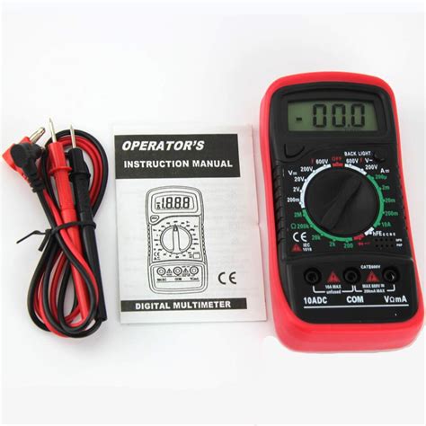 portable digital lcd multimeter amp volt ohm current tester voltage