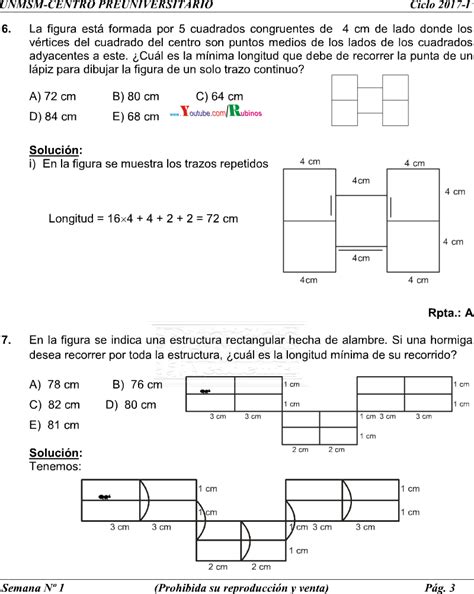 Pre San Marcos 2017 I Semana 1 Solucionario Manual De Clase Descarga Pdf