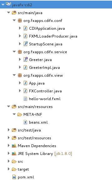 fxapps using cdi 2 0 in a javafx application