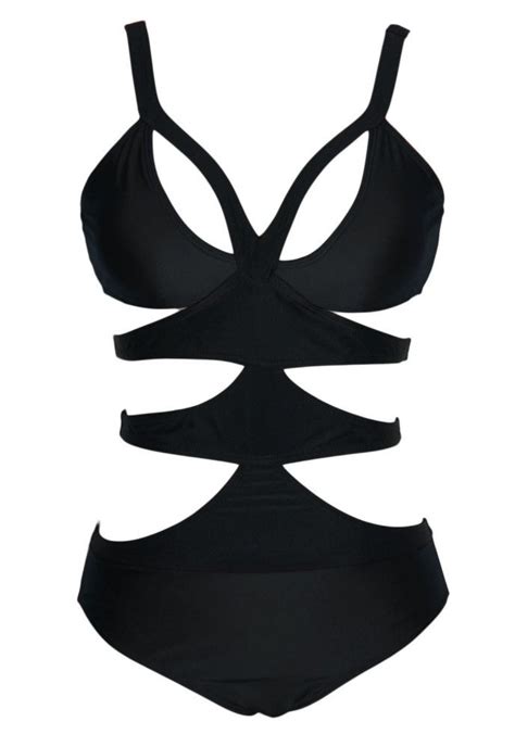 Pin On Swimwear Cut Out One Piece