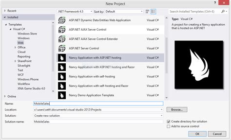 tutorial building a simple client server android app using nancyfx
