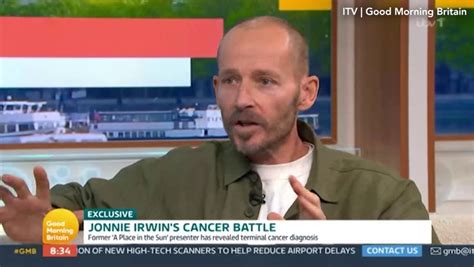 Jonnie Irwin Explains First Sign Something Was Wrong As He Faces