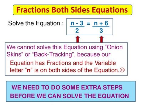 equations with fractions on both sides