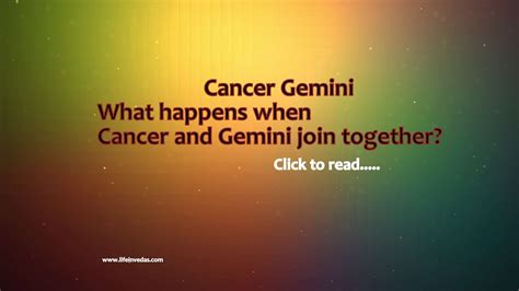Gemini And Cancer Compatibility For Love Friendship Sex