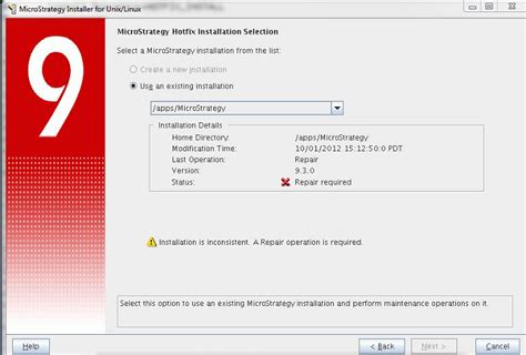 kb42194 installation is inconsistent a repair operation is required