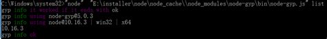 runscripterror run c windows system32 cmd exe d s c node gyp