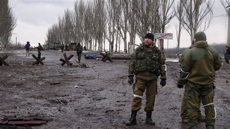 Ukraines War With Russian Backed Separatists In The Eastern Part Of