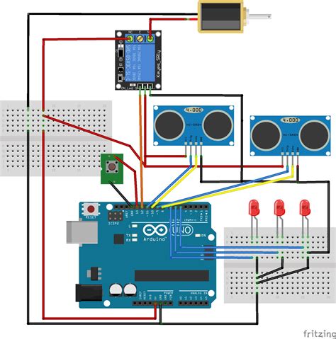 automatic dispenser use ultrasonic sensors and arduino uno