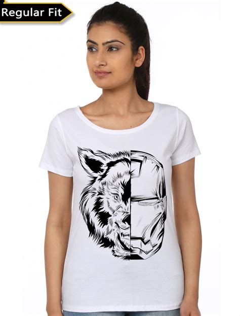 Iron Wolf Girls Black T Shirt Swag Shirts