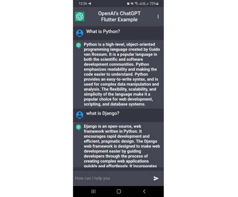 build chatgpt app in flutter using openai api images and photos finder