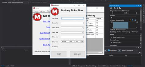 movie ticket booking system in vb with source code source code