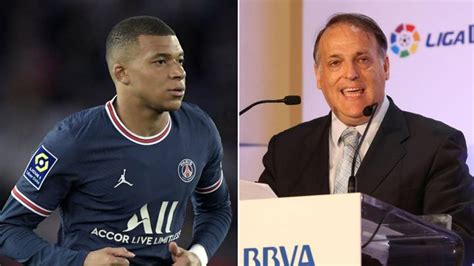 La Liga President Javier Tebas Furious After Kylian Mbappe Chooses Psg