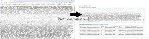 json to csv converter