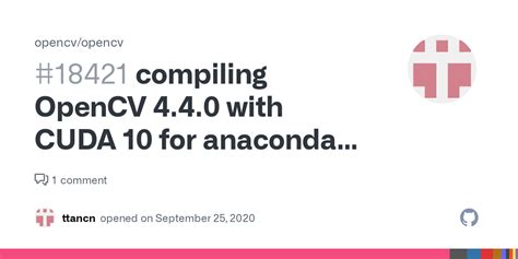 compiling opencv 4 4 0 with cuda 10 for anaconda python environment