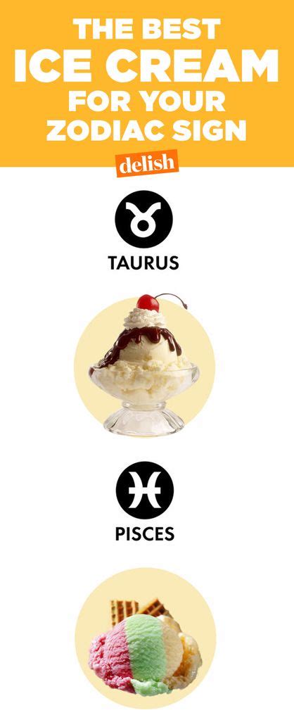 The Best Ice Cream For Your Zodiac Sign