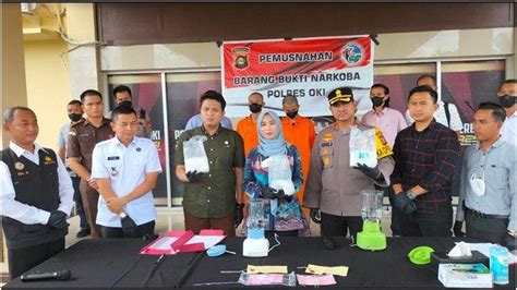 Polisi Gagalkan Peredaran Sabu Harga Rp 2 Miliar Di Oki Segini