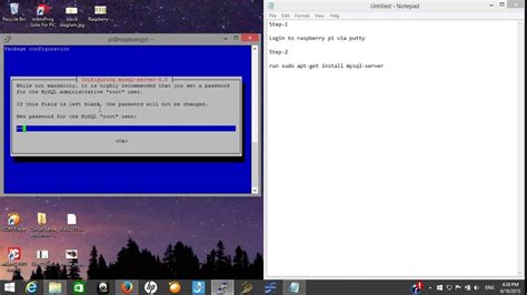 installing mysql raspberry pi v 2 youtube