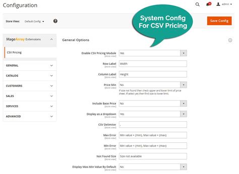 magento 2 csv pricing extension csv pricing multiple csv table matrix