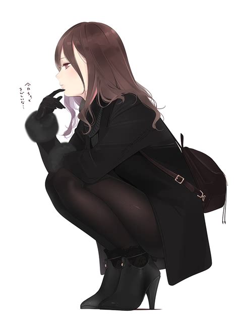Ama Mitsuki Original Looking Away Commentary Request Translation