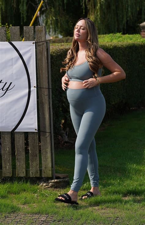 Pregnant Charlotte Crosby At The Tranquility Room In Stockton On Tees
