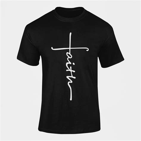 Faith Cross Christian T Shirt Shop Today Get It Tomorrow