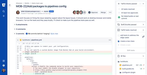 bitbucket code review merge with confidence bitbucket