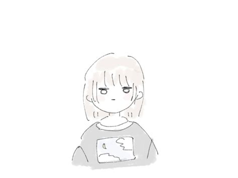 【スマホ】簡単に描ける、女の子のゆるい絵の描き方【イラスト】 きょうはなにをしよう