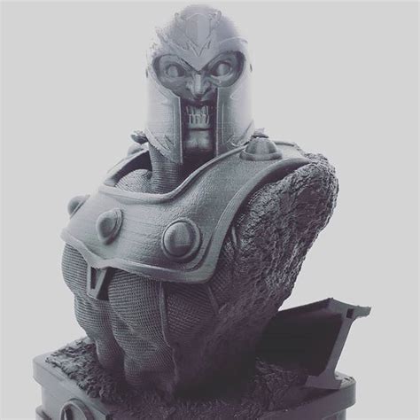 Magneto Bust With Amazing Detail Printed At 150 Microns In Twobears