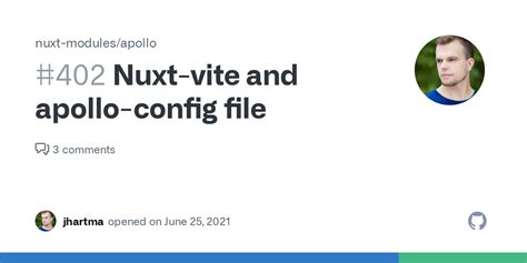 nuxt vite and apollo config file · issue 402 · nuxt modules apollo