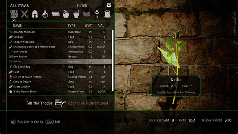 rpg user interface kit in blueprints ue marketplace