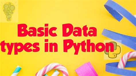basic core data types in python youtube