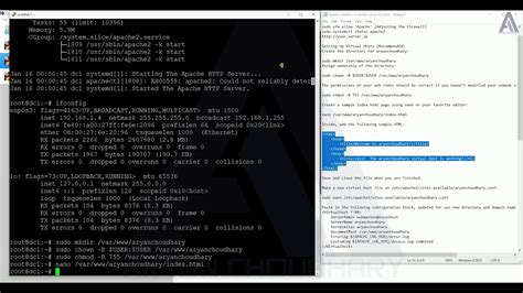 install apache web server ubuntu server 20 10 install and configure