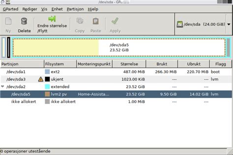 problem extending partition for on ubuntu server