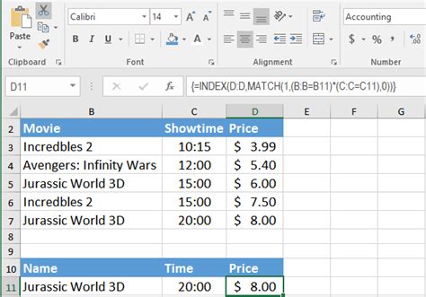 using vlookup on multiple columns excelchat