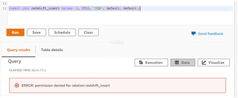 redshift insert into how insert into works in redshift