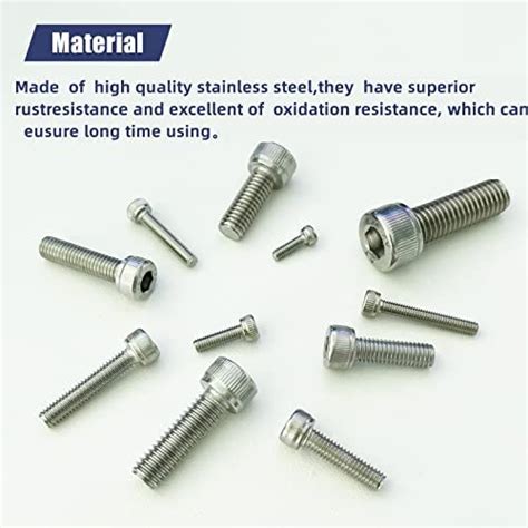 M2 5 M3 M4 M5 M6 M8 Hex Socket Cap Head Screws 304 Stainless Steel