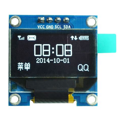 0 96 inch 128x64 oled display module digipak