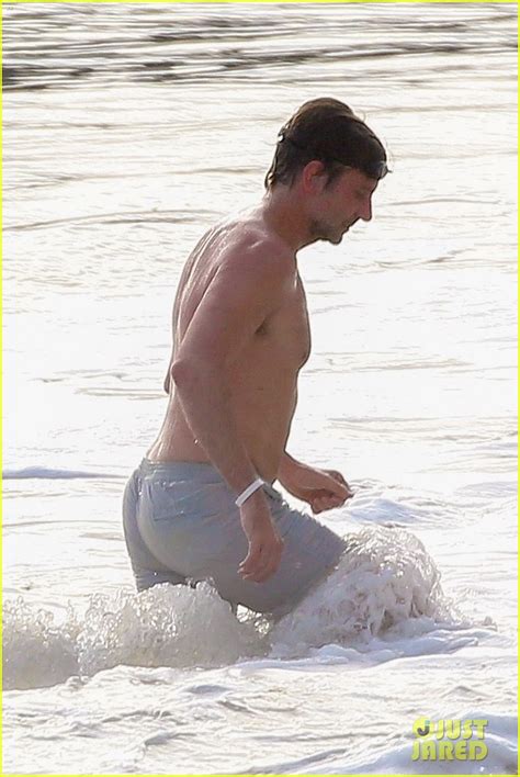 Bradley Cooper Goes Shirtless For Quick Ocean Swim Photo 4201355
