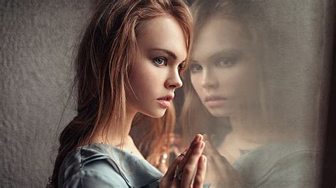 Hd Wallpaper Models Anastasiya Scheglova Brunette Face Girl